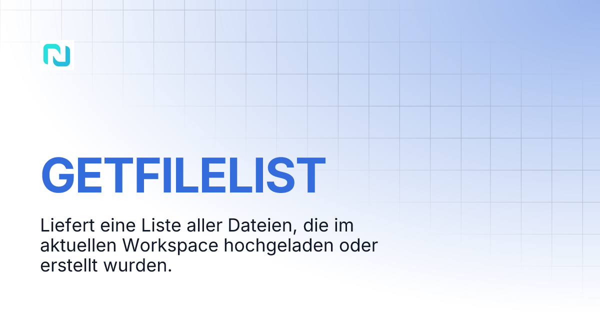 GETFILELIST | Version 1.56 - DE | nedyx